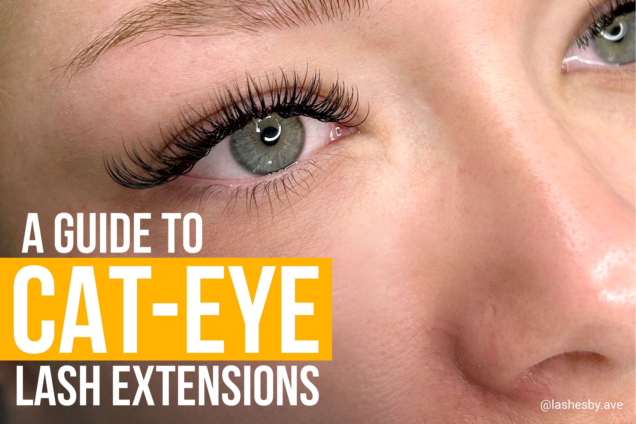 A Guide to Cat-Eye Lash Extensions – Forabeli
